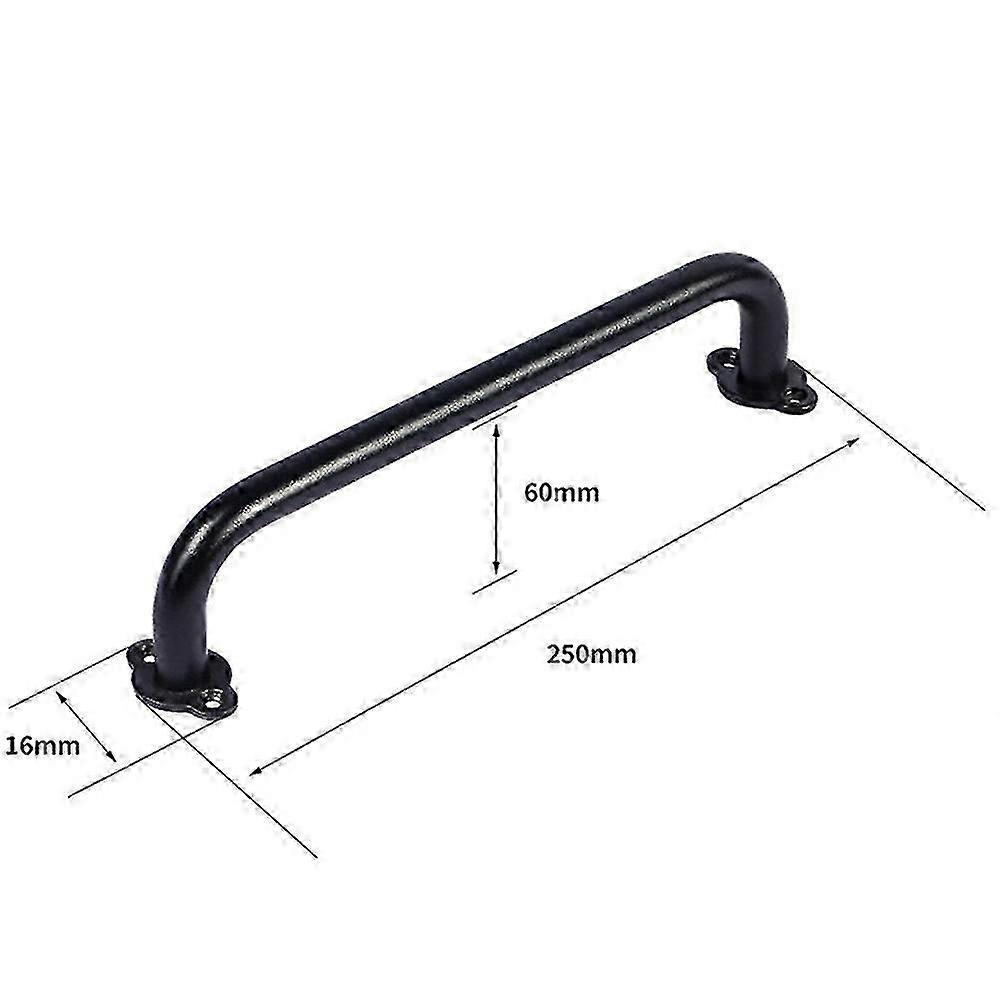 10 Inch Metal Industrial Pipe Wall Handrail - Pipe Barn Door Pull ...
