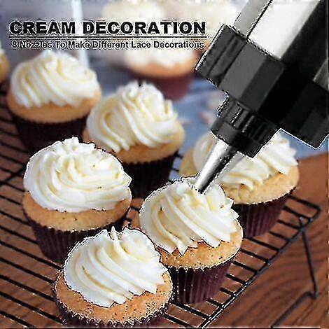 Professional Stainless Steel Pastry Syringe Biscuit Press Pastry Gun ...
