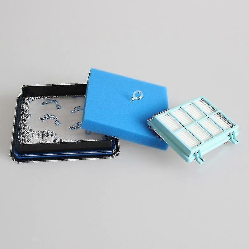 2 Filter Set Compatible Philips Powerpro Compact Fc9331 Fc9332 Fc8010 ...