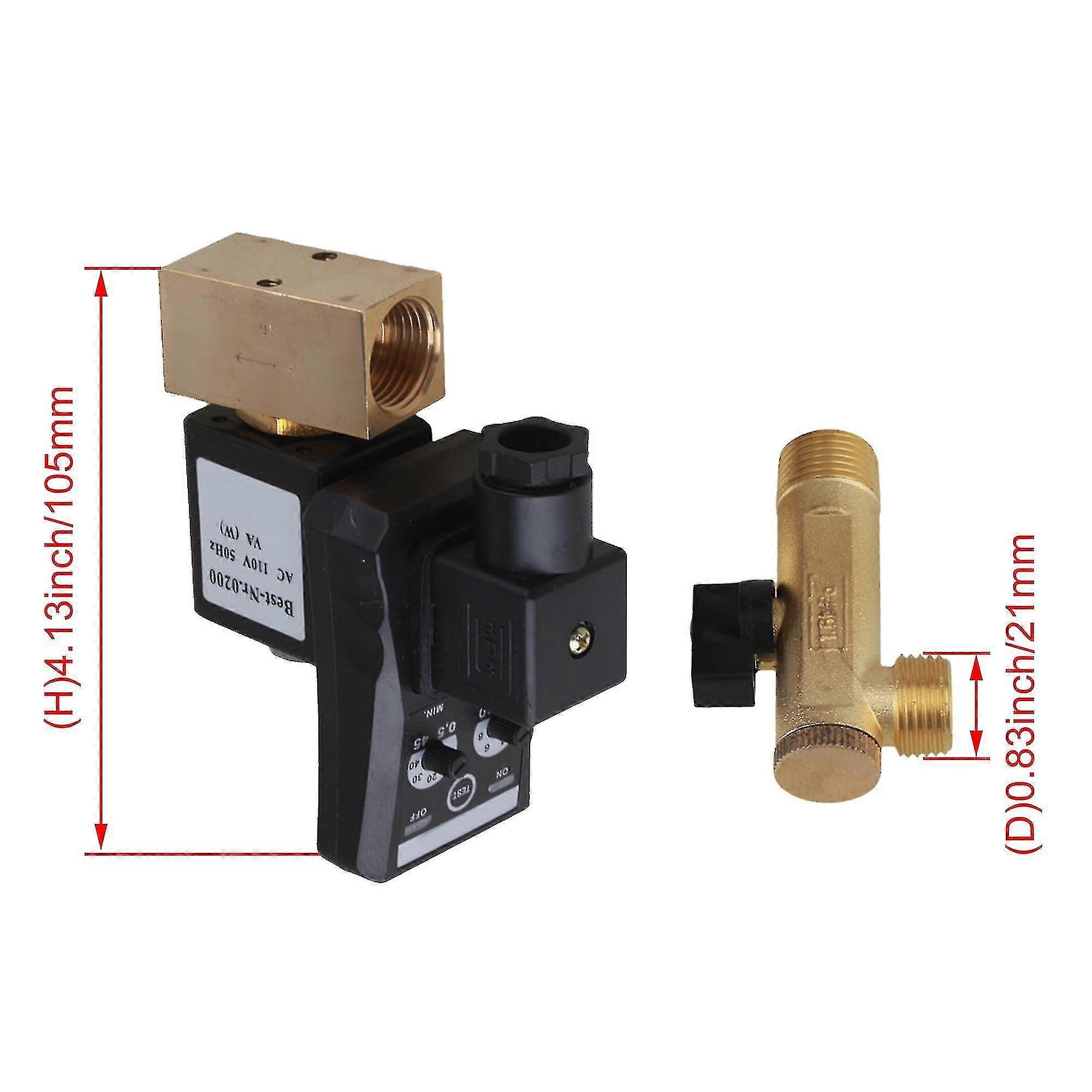 Electronic Drain Valve Timer Switch Air Compressor Dryer Drain Valve ...