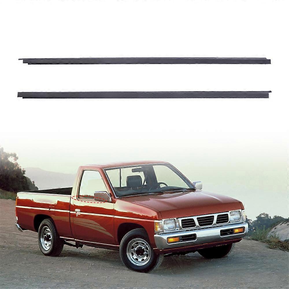 2Pcs Outer Window Weatherstrip Door Rubber Seal Belt for Nissan Big-M D21 Hardbody Pick UP 1986 ...