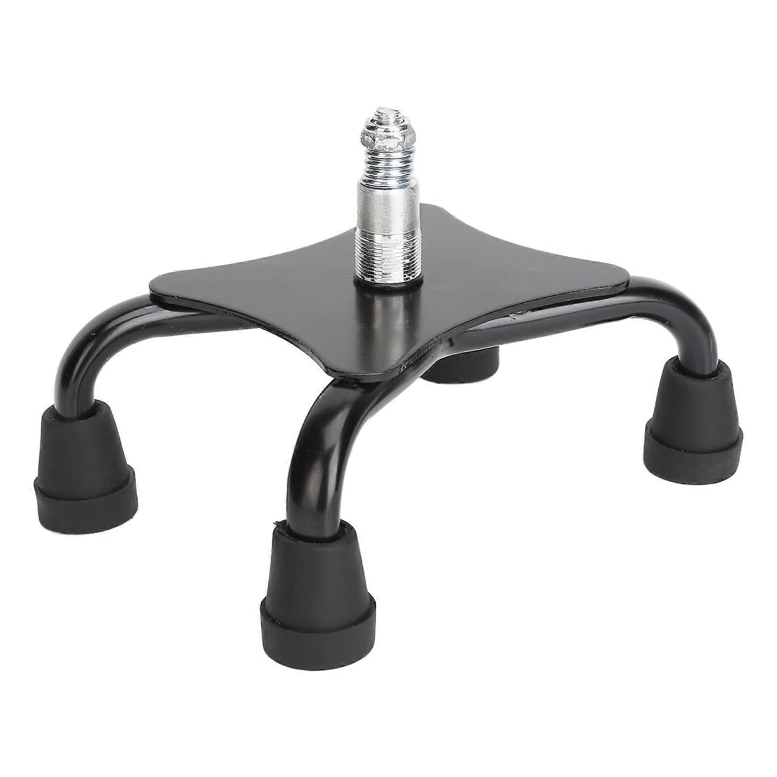 Walking Cane Quad Foot Stainless Steel High Stability Four Point ...