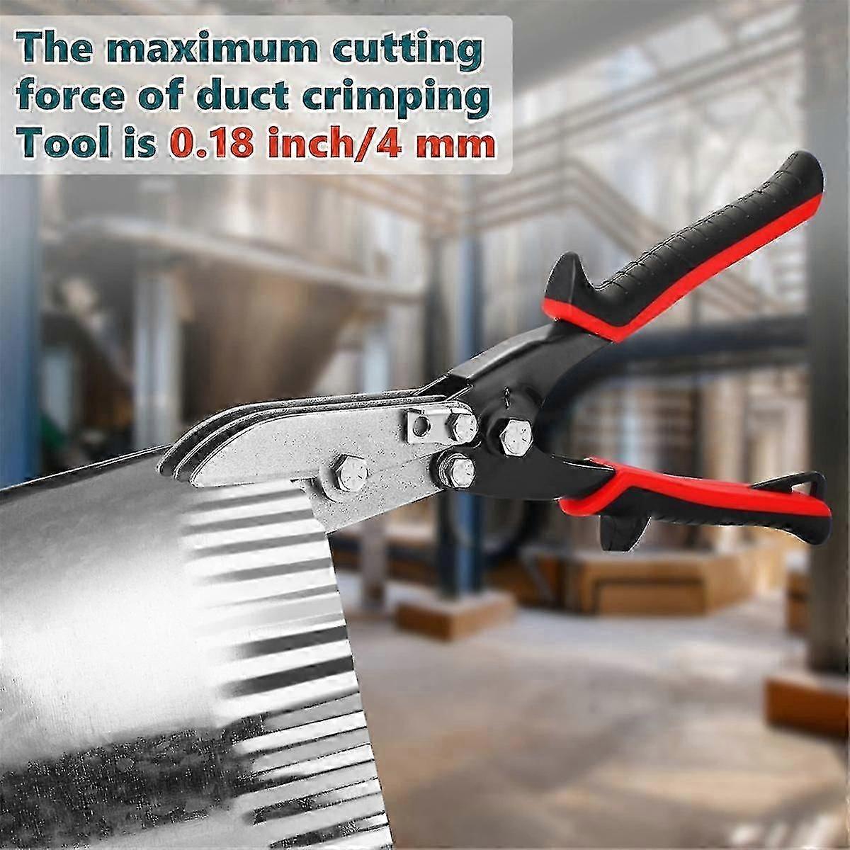 5 Blade Sheet Metal Crimper, Hand Crimper HVAC Pipe Crimper, Downspout ...
