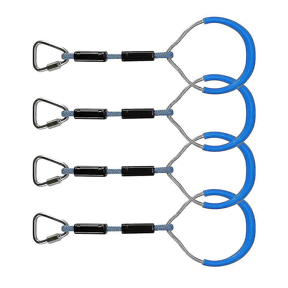 Colorful Swing Gymnastic Rings - 4 Pack Outdoor Backyard Play Sets ...