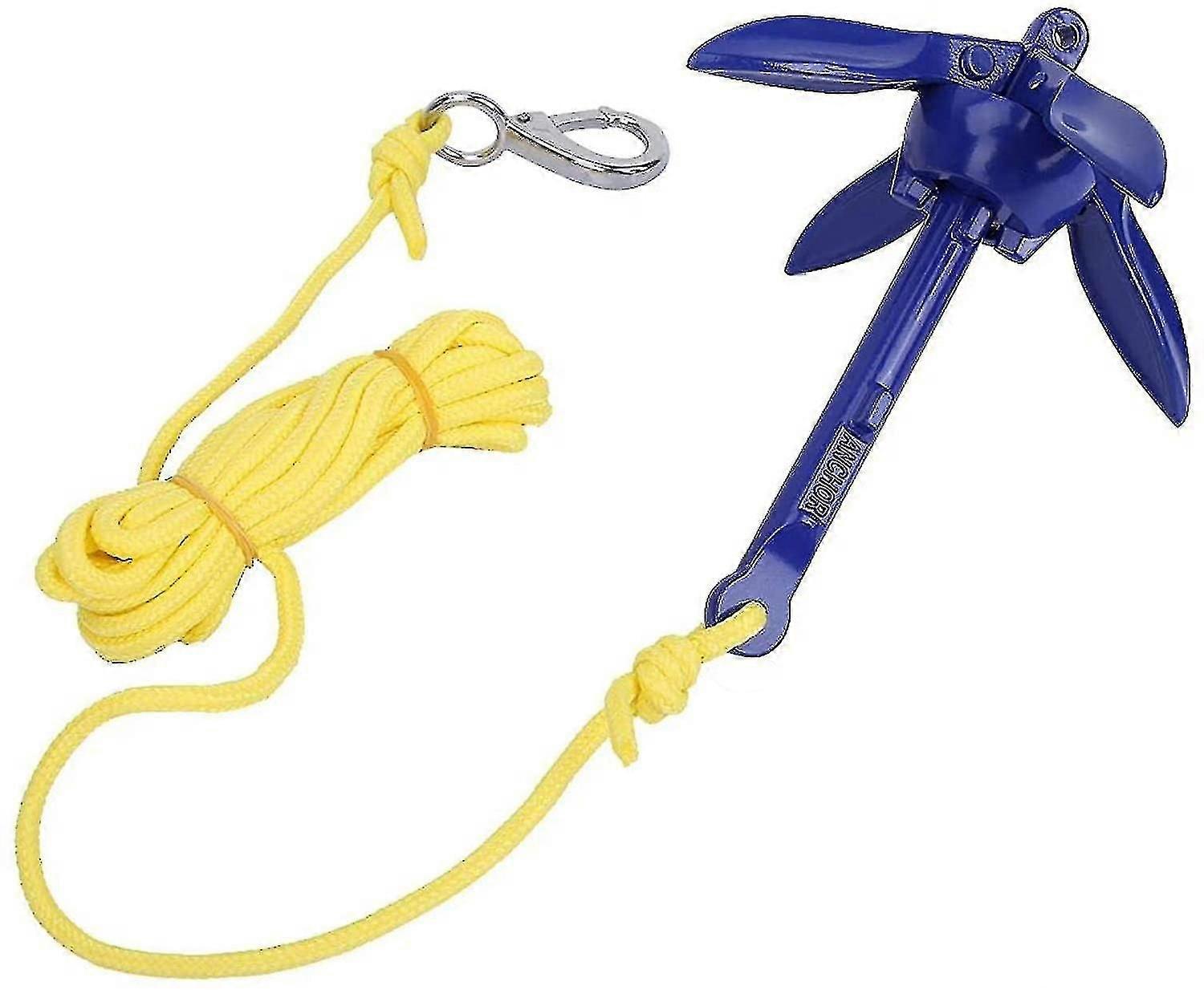 Anchor Durable Boat Anchor Folding Anchor Aluminum Anchor With Rope ...