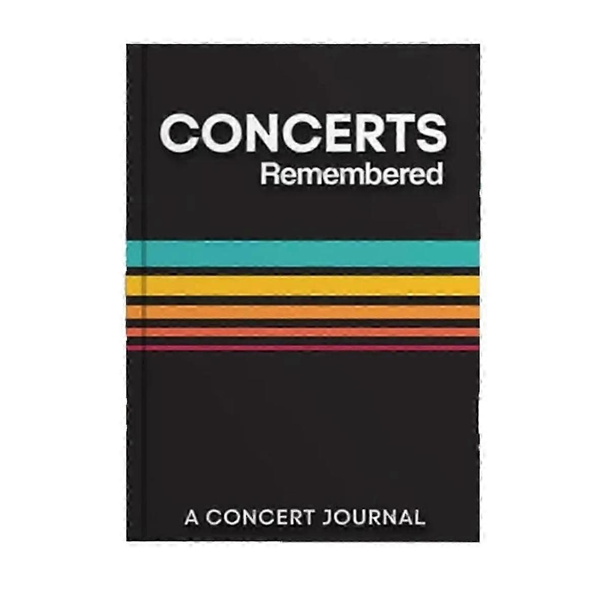 New Concert Journal Track Favorite Concerts Record Concert Journal ...