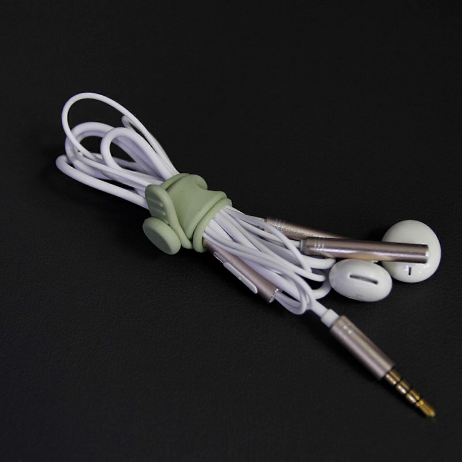 Long Reusable Cable Tie Silicone Cable Straps Cord Tie Cable Cord Wire ...