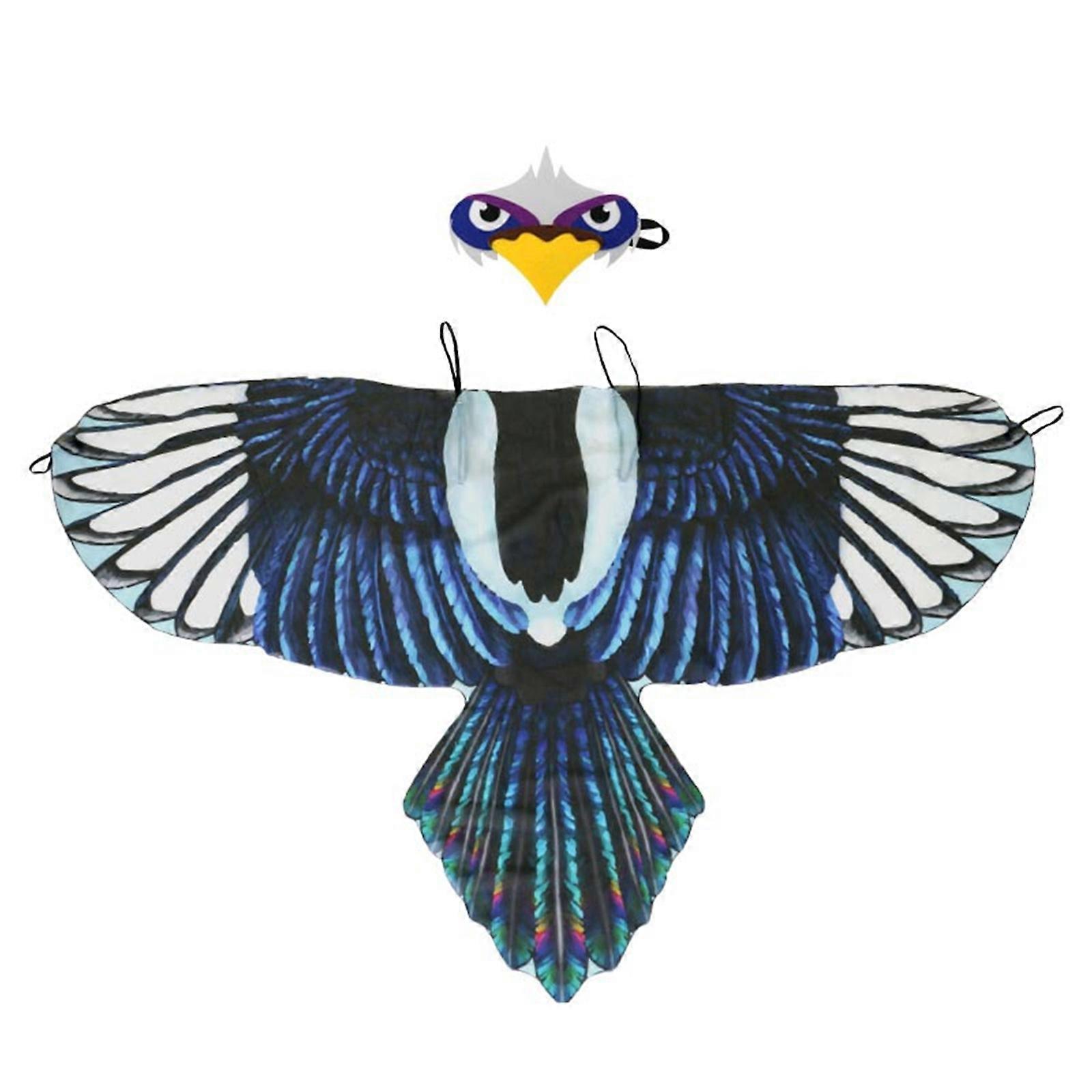 Children Bird Wings Mask Set Eagle Masks Bird Wings Cloak For Kids ...