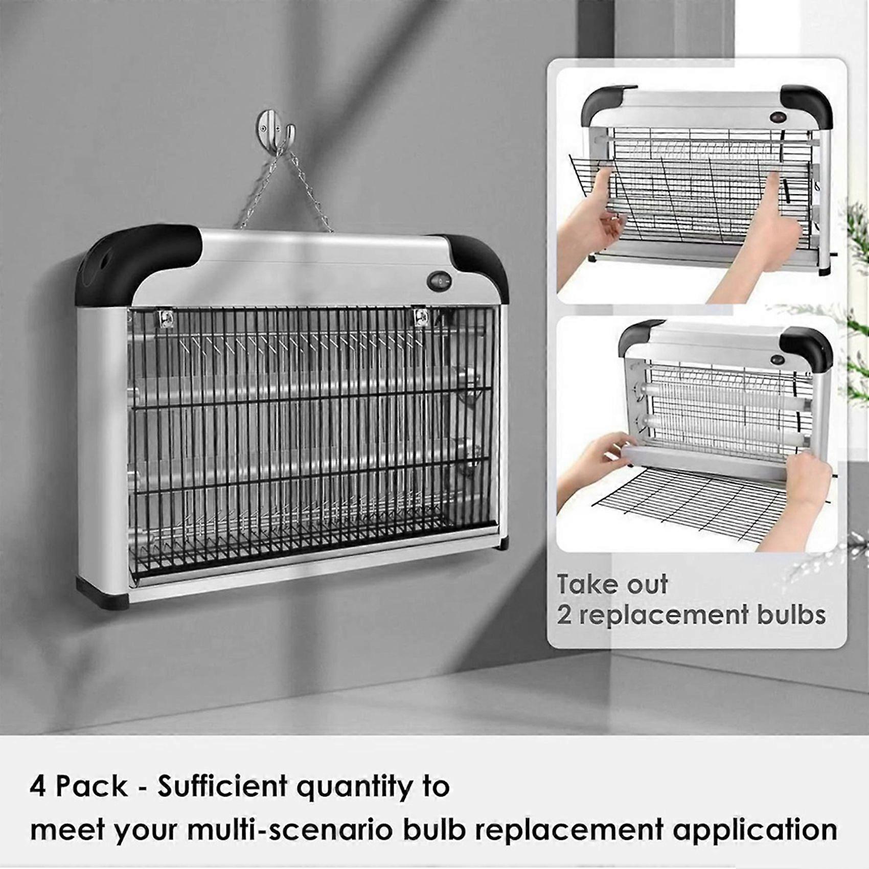 4 Pack Bug Zapper Replacement Light Bulbs 10W for 20W Indoor Bug Zapper ...