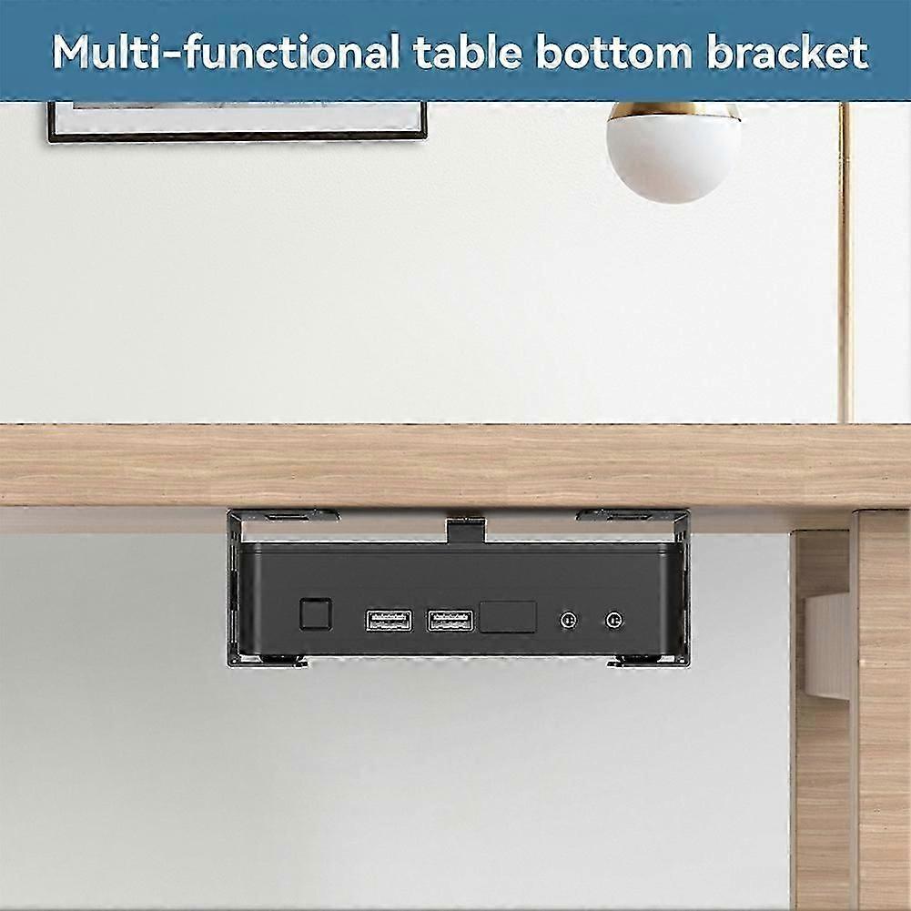 Easy Installation Under Desk and Wall Mount Shelf Holder Bracket for ...