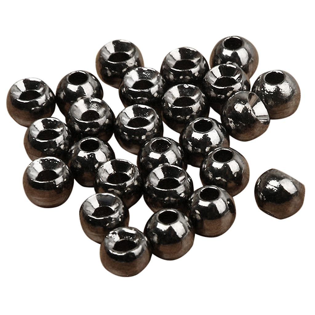 50 Pieces Tungsten Slotted Beads Fly Tying Beads Nymph Head Ball Beads ...