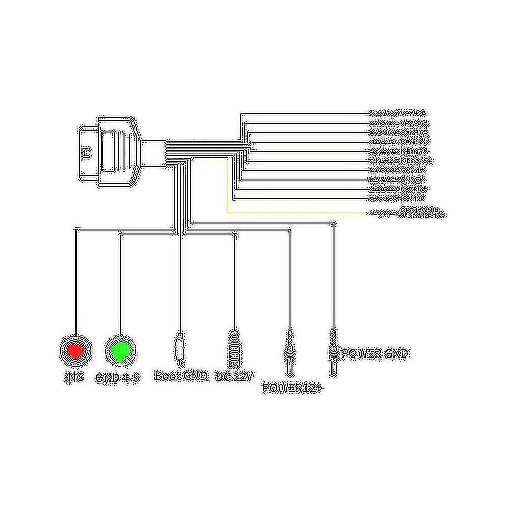 Full Protocol Obd2 Jumper Used To Connect Ecu For Ecu Programing Via Pps/ Fgtech/ Kess/ Byshut ...