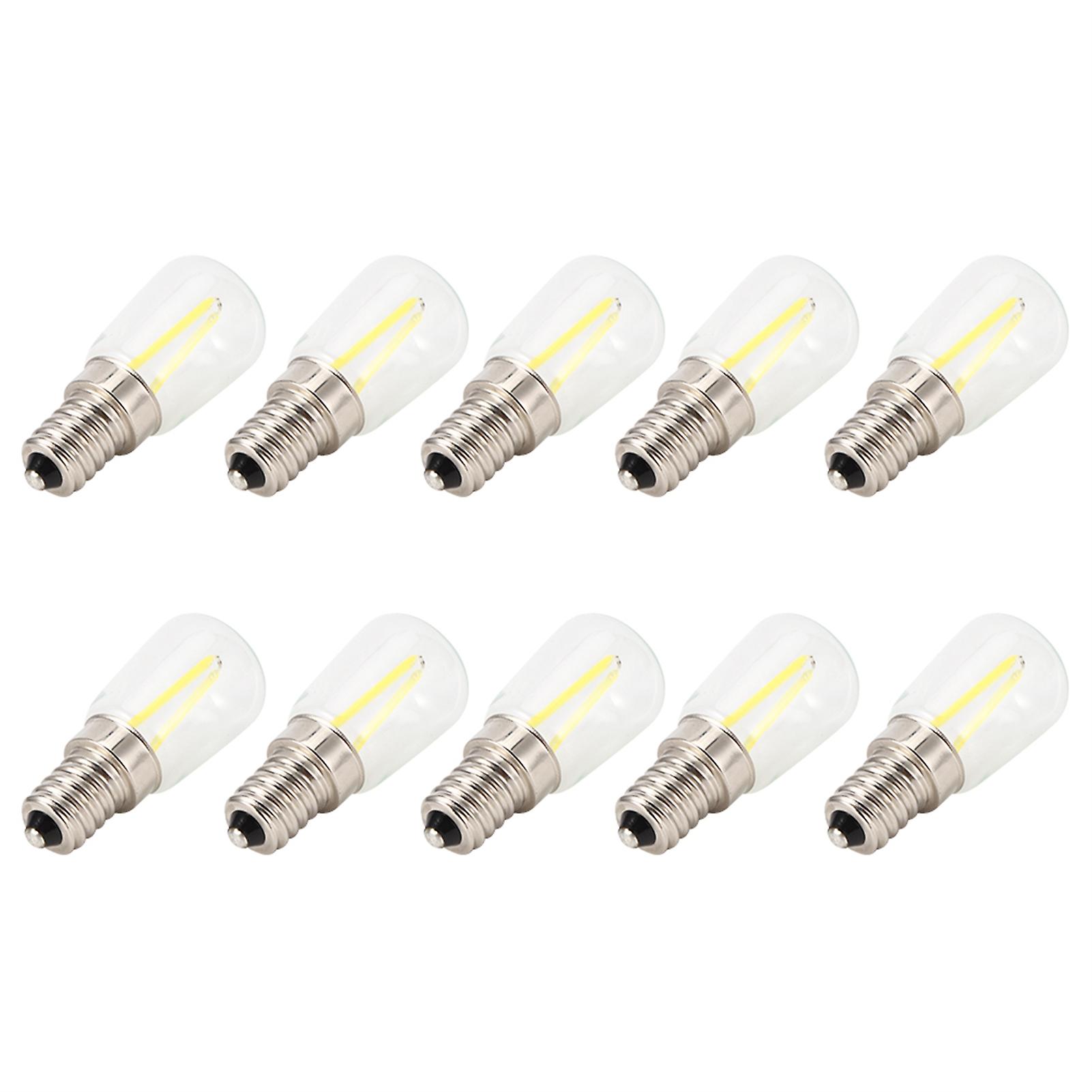 10 Pack E14 LED Bulbs 1.5W Small Screw Light Bulbs Warm White Energy ...