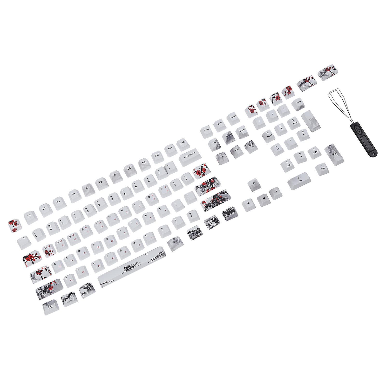 PBT Keycaps for Mechanical and Optical Keyboards - 110 Keys with 5 ...