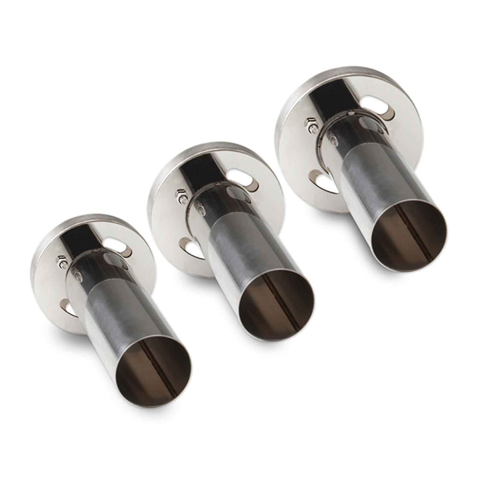 Universal Round Stainless Removable Catback Exhaust System Muffler Tip ...