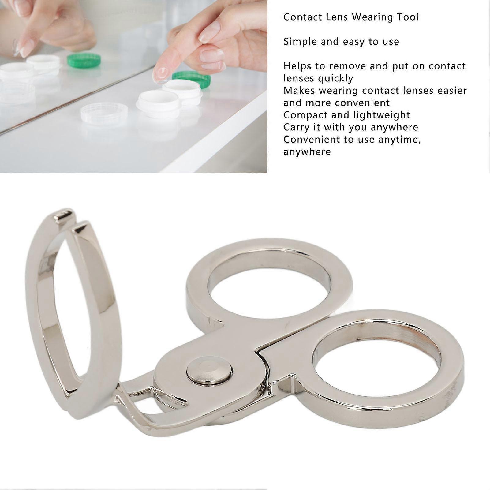 Contact Lens Eyelid Wearing Tool Portable Eye Protection Eyelid ...