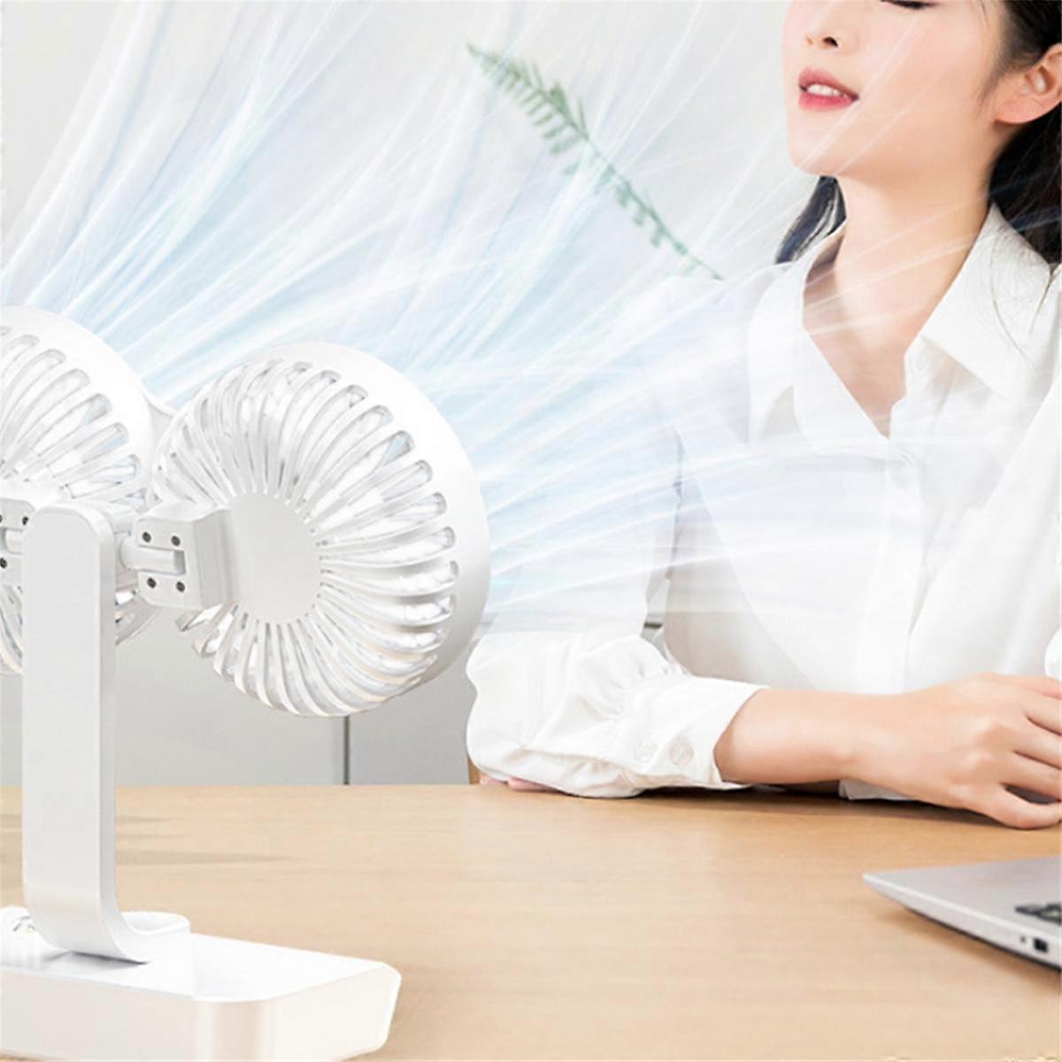 Double Sided Fan, Desktop Oscillating Dual Fan, Double Desktop ...