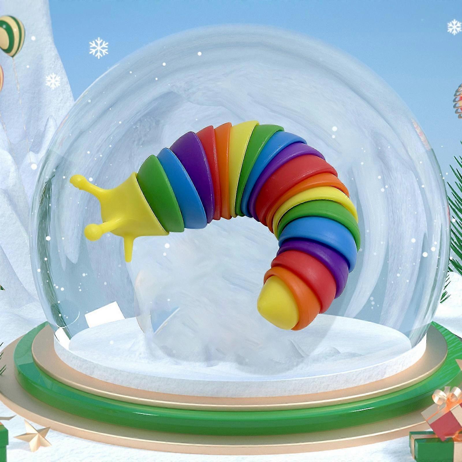 fidget slug 3d printed friendly articulated fidget slug articulating ...