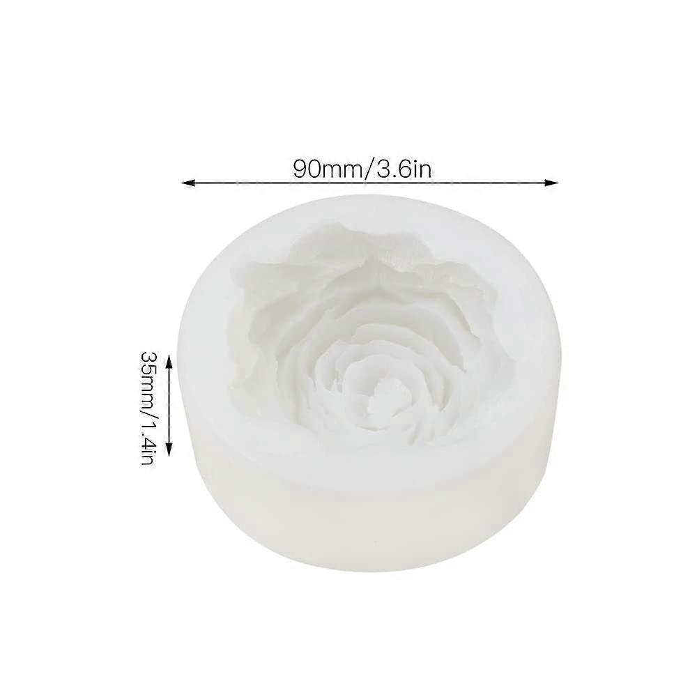 3D duża silikonowa forma do kwiatów piwonii, silikonowe formy do świec ...