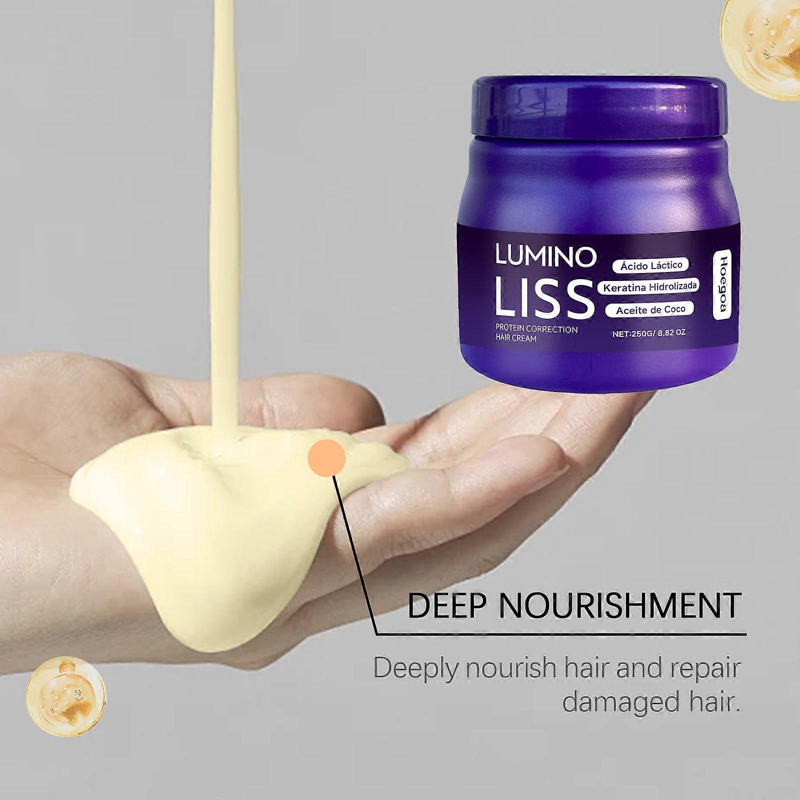 Keratin Straightening Hair Cream, Keratin Moisturizing Hair Mask ...