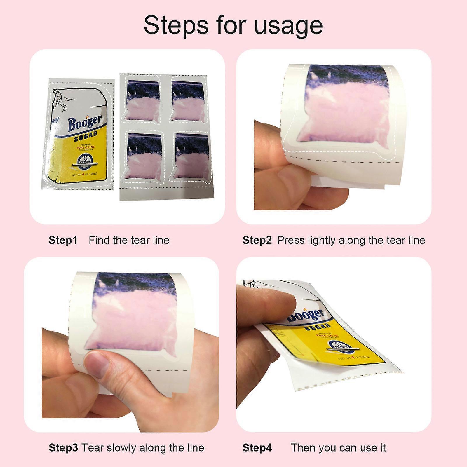 Coke Bag Stickers, Coke Baggie Joke Sticker, Funny Booger Sugar Sticker ...