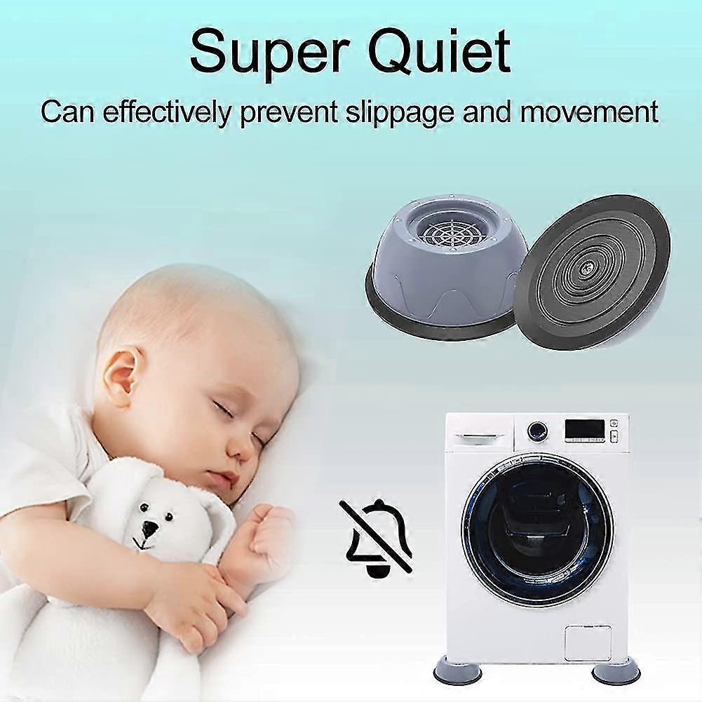 4pcs Washing Machine Rubber Feet Pads Universal Anti Vibration Washing ...