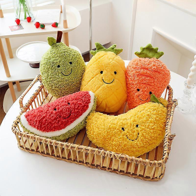 8 Inches Cute Fruits Vegetables Plush Toy Soft Stuffed Plushie Doll ...