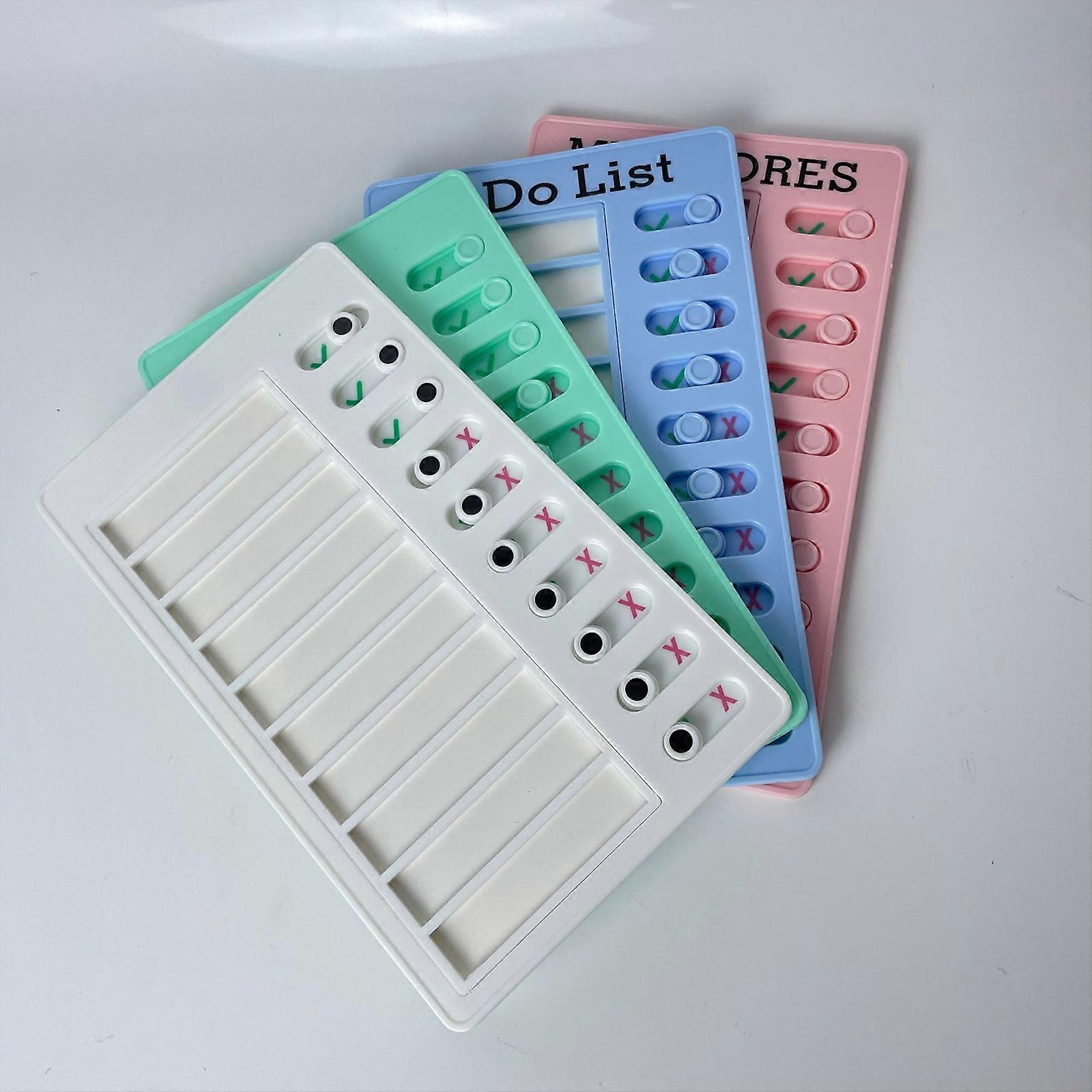 Chore Chart Memo Boards 20*12cm, Daily Task Planner Board Sliding Chore ...