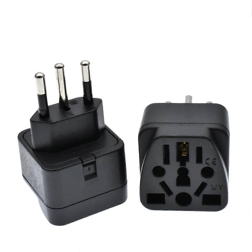 Universal Brazil Plug Adapter 3 Pin EU Euro AU US UK To Brazil Travel ...