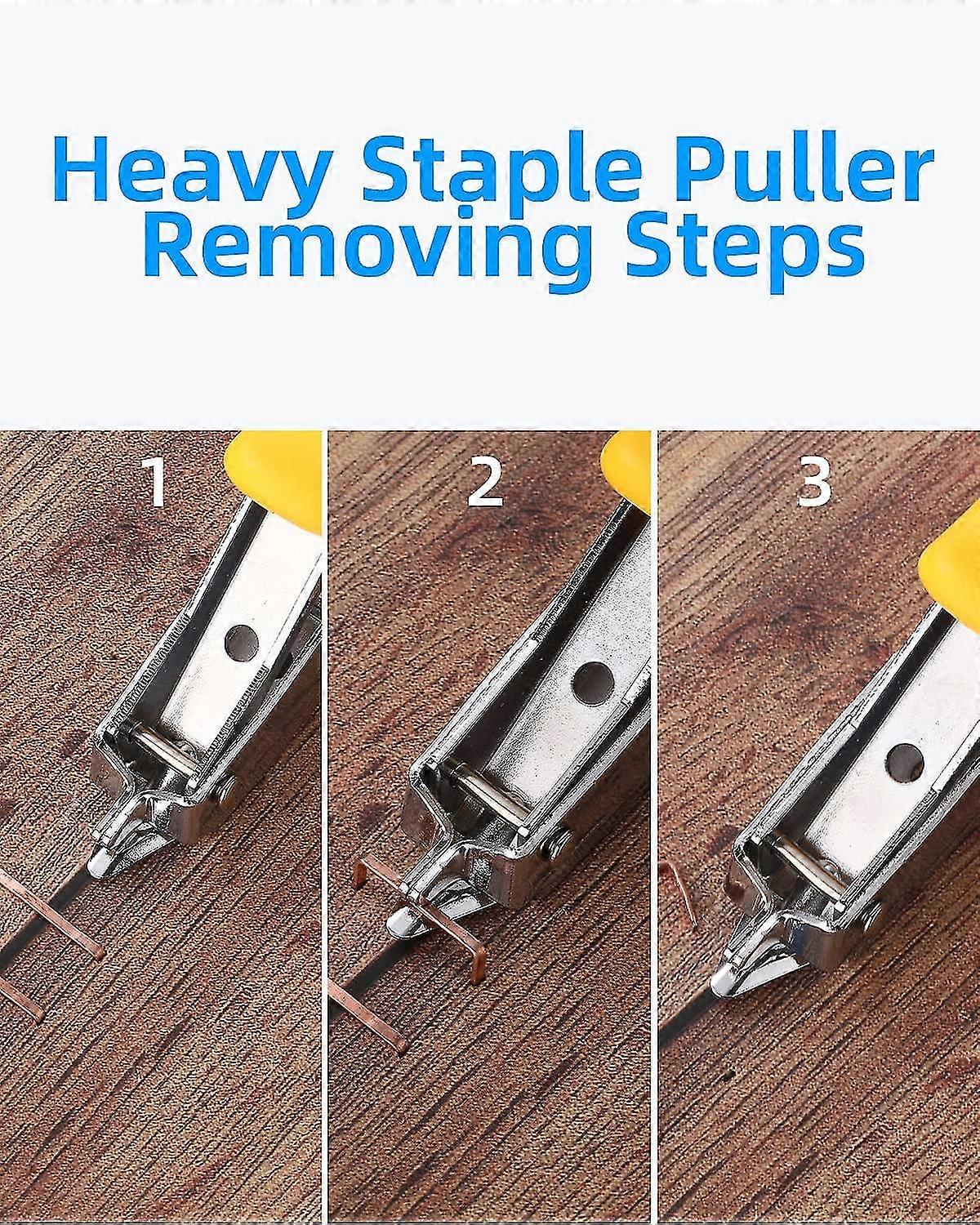 Heavy Duty Staple Puller, Upholstery Staple Extractor Tool, Ergonomic ...