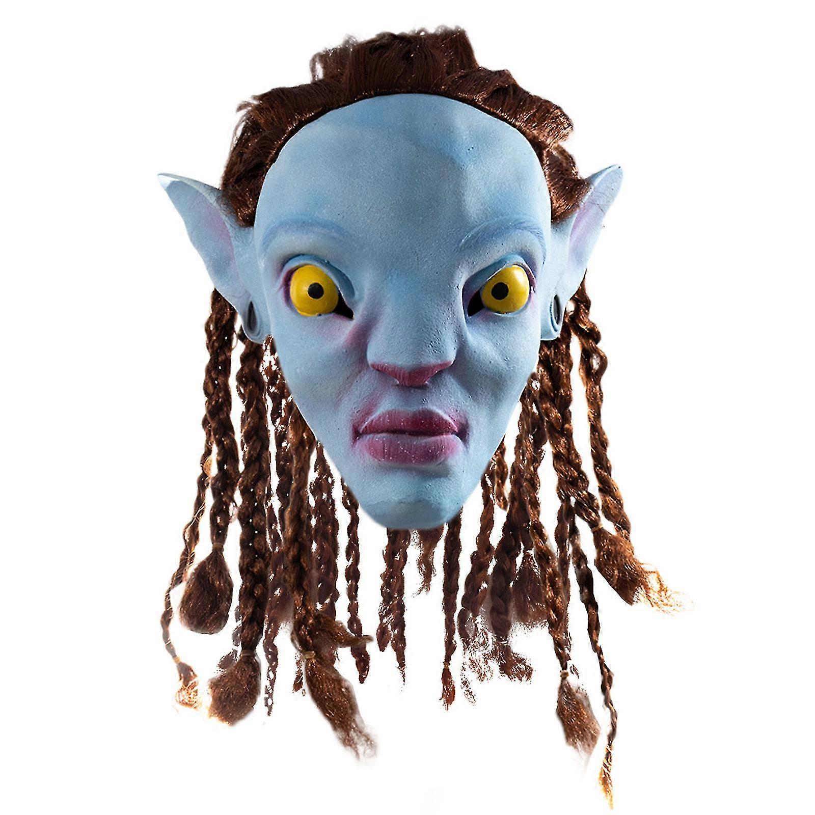 Avatar Latex Mask Halloween Party Cosplay Adult Movie Avatar Mask ...