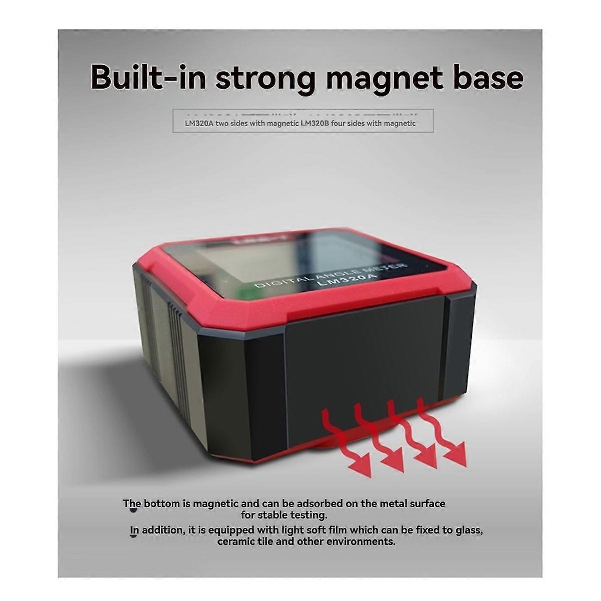 Meter Magnetic Dip Meter Digital Protractor Angle Measuring Tool Laser ...