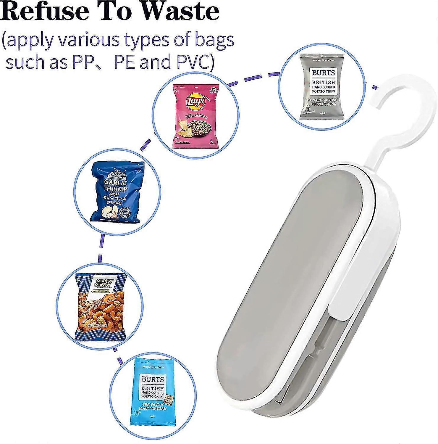 Mini Heat Sealer, 2 in 1 Portable Sealer and Cutter Sealer Machine ...