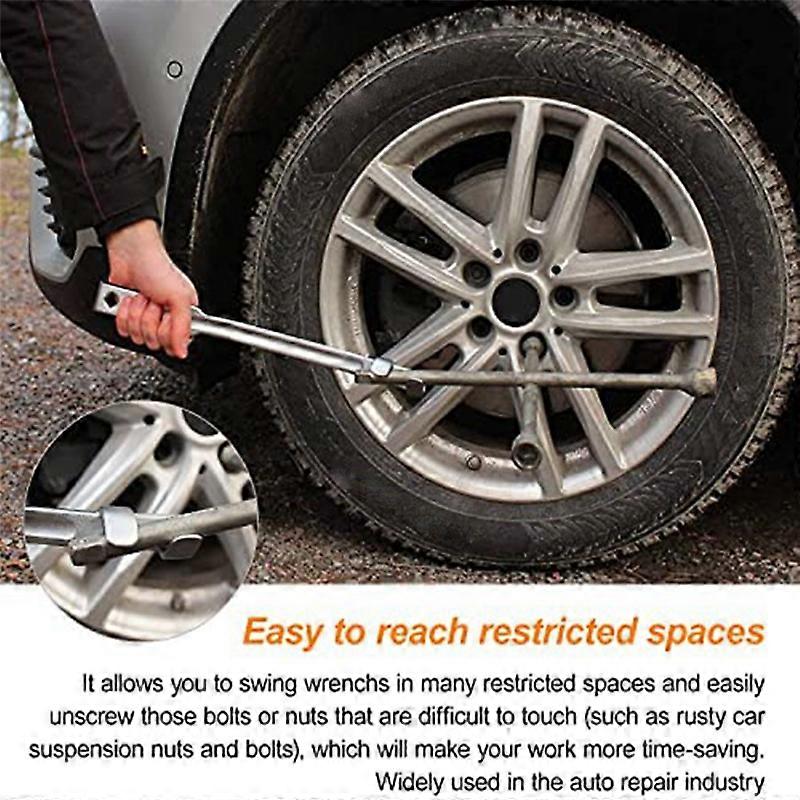 Wrench Extender Tool Bar, 14 in Wrench Extender, Stainless Steel Torque ...