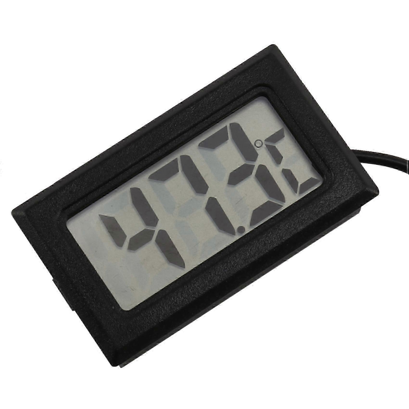LCD Digital Thermometer for -40 to +110 Degrees Celsius with 2-Meter ...