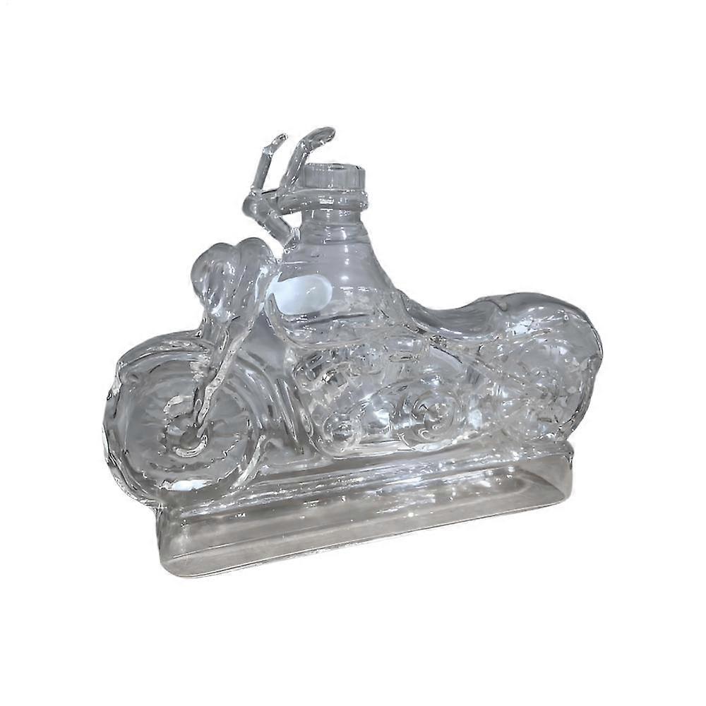 Motorcycle Shape Whisky Decanter Bottle, 750ml Vintage Glass Liquor ...