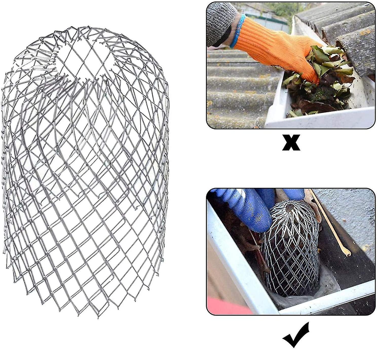 4 Pieces For Gutter Approx Gutter Filters Gutter Mesh Stop Leaf ...
