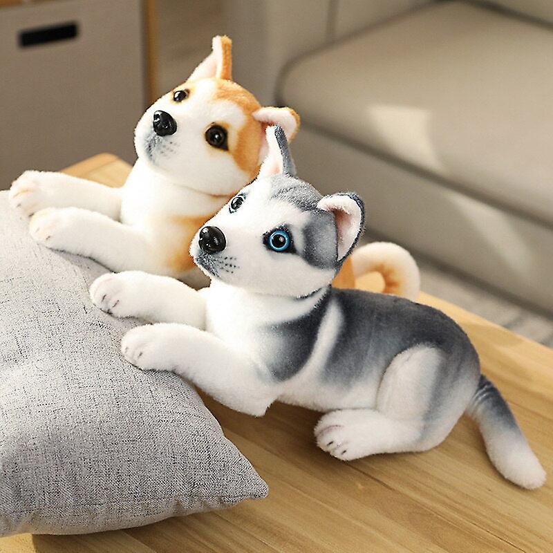 Simulation Plush Dogs Toy Look Alike Husky Dalmatians Akita Miguel ...