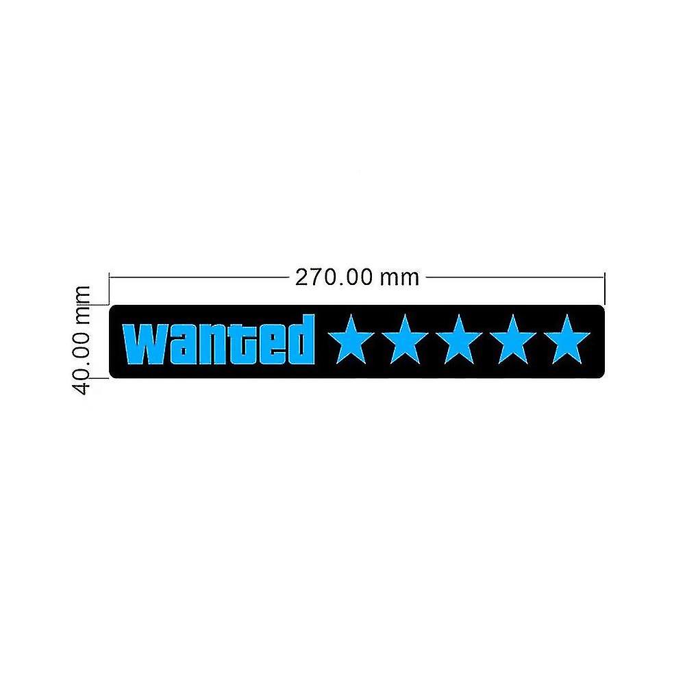 Windshield Electric Wanted Car Led Sign Window Stickers For Jdm Glow ...
