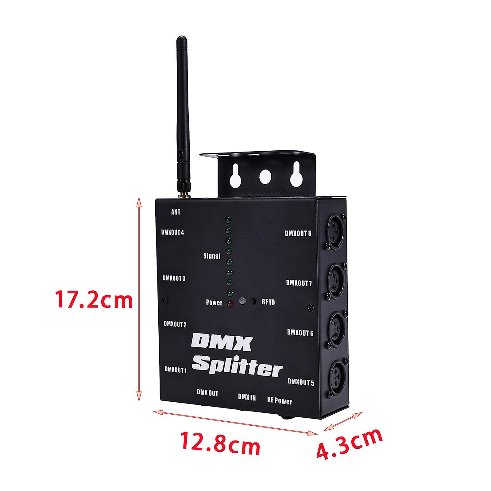 Dmx Splitter Distributor Optical Splitter 8 Way Professional Wire Less ...