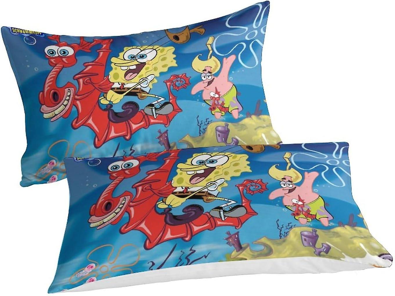 HOUKIG Spongebob 3D Print Anime Characters Quilt Cover Comforter Covers ...