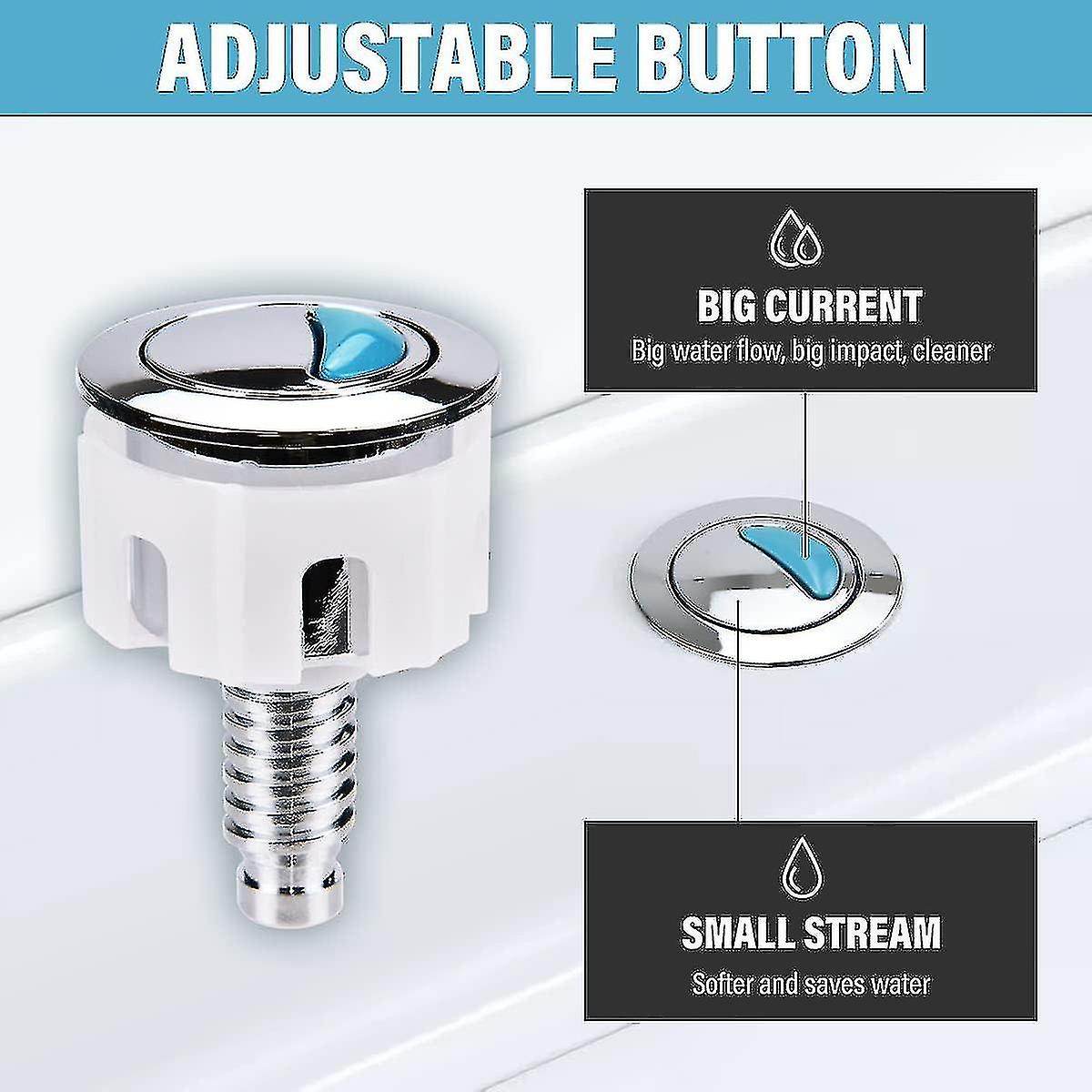 2024,Toilet Buttons Replacement, Push Button Toilet Flush Toilet Flush ...