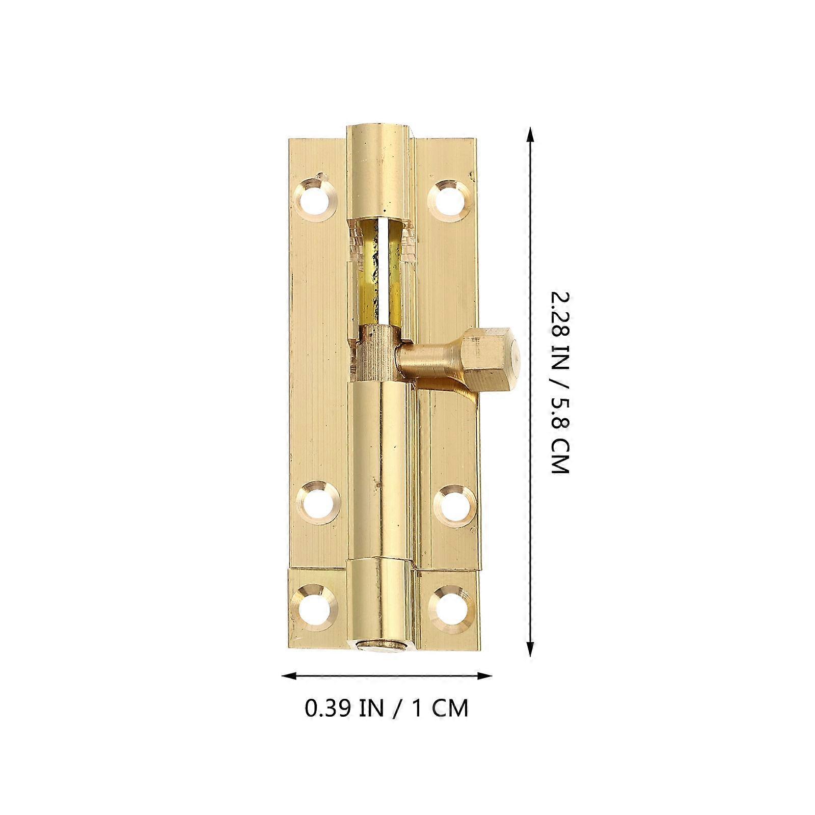 2 Pcs Cabinet Door Locks Sliding Screen Door Lock Copper Doors Lock ...