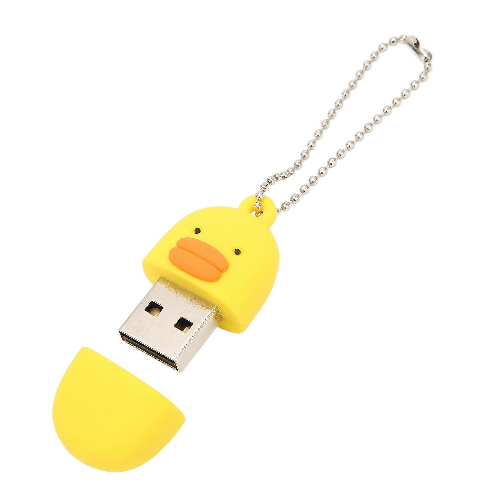 Cartoon Flash Drive Cute Yellow Duck Shape Anti Electromagnetic ...