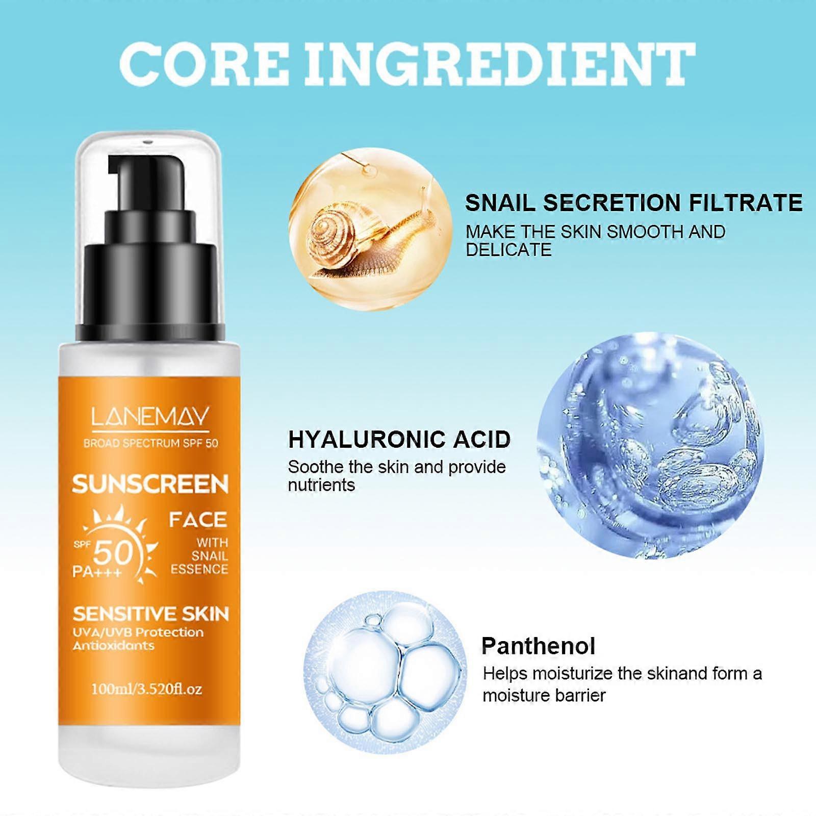 Sunscreen Sunscreen SPF50+ PA++++ Sunscreen Cream Isolation Sweat ...