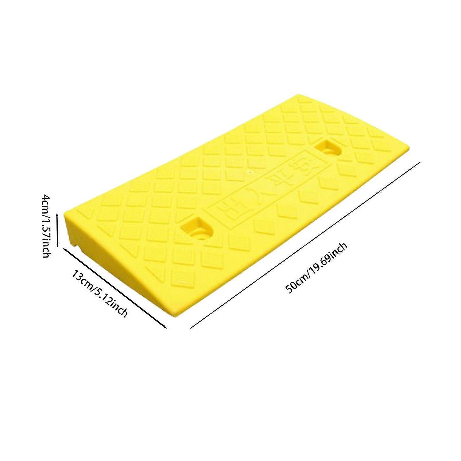 Curb Ramp Lightweight Auto Driveway Curb Ramp for Motorcycle Mowers Rvs ...