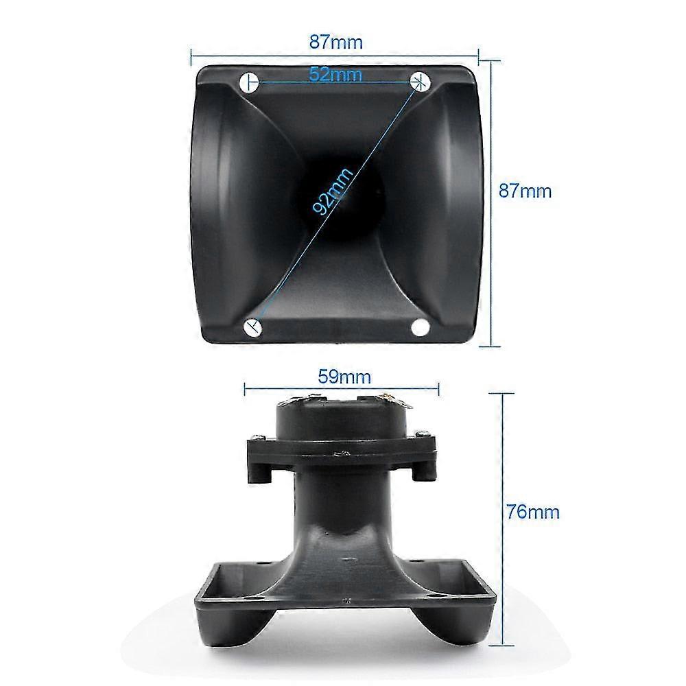 2Pcs piezoelectric tweeter 87*87mm loudspeaker treble audio speaker ...