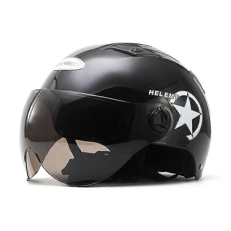 Electric Motor Car Helmet Scooter Bike Open Face Half Baseball Cap Anti ...