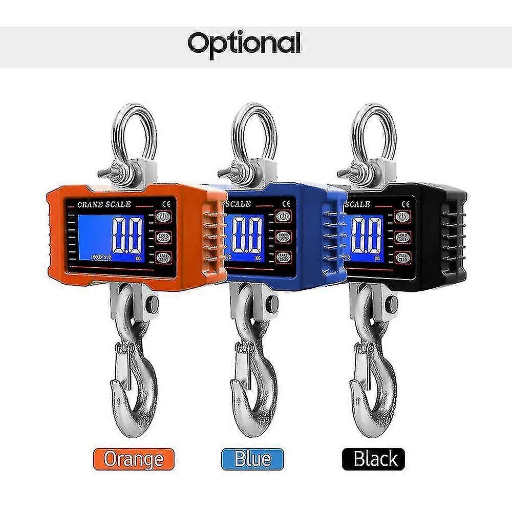 Digital Hanging Scale With Remote Control 1000kg 2204lbs Portable Heavy ...