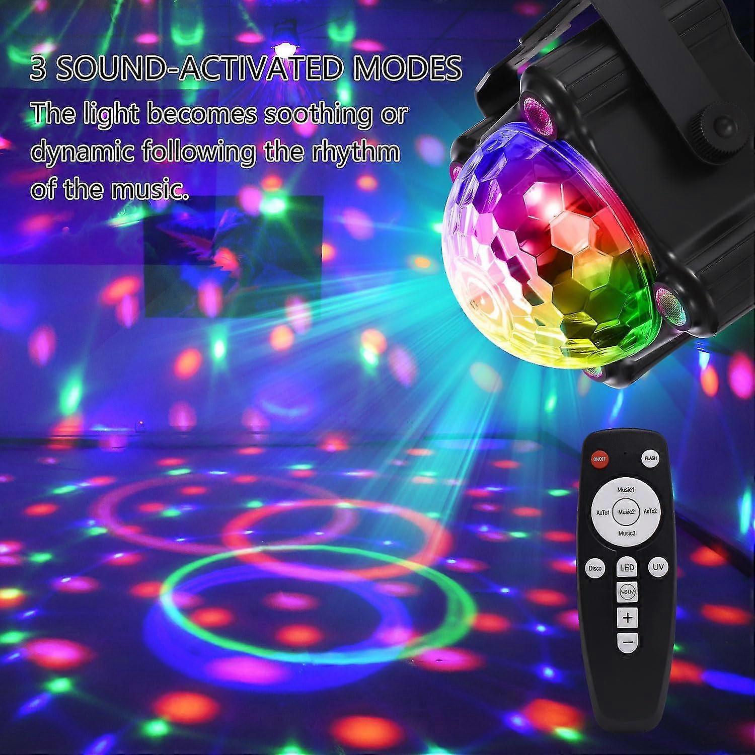 Disco Light, Party Lights Disco Ball Light, Dj Disco Light Sound ...